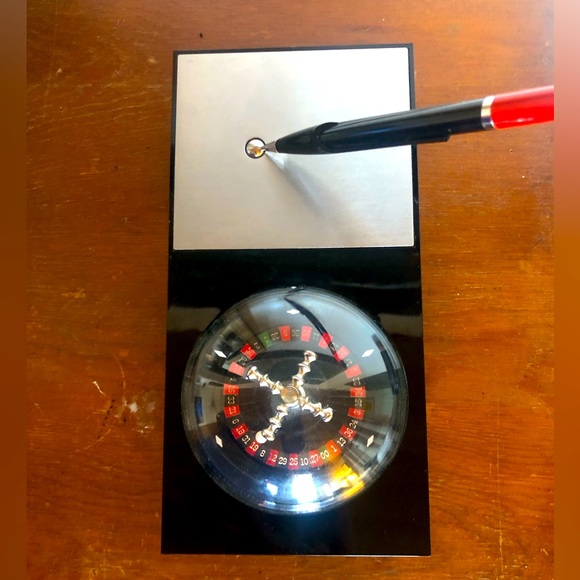 Vintage | Accessories | Vintage Roulette Wheel Pendesk Set | Poshmark